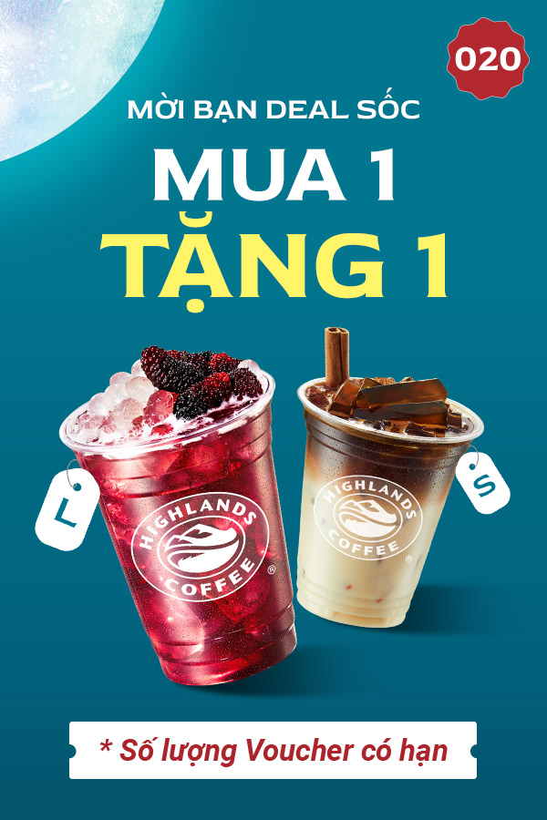 Ưu đãi Voucher Highlands Coffee tháng 9/2024 - Serena Resort Kim Bôi ...
